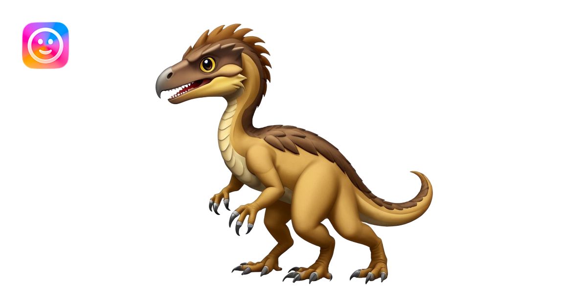 Utahraptor emoji | AI Emoji Generator