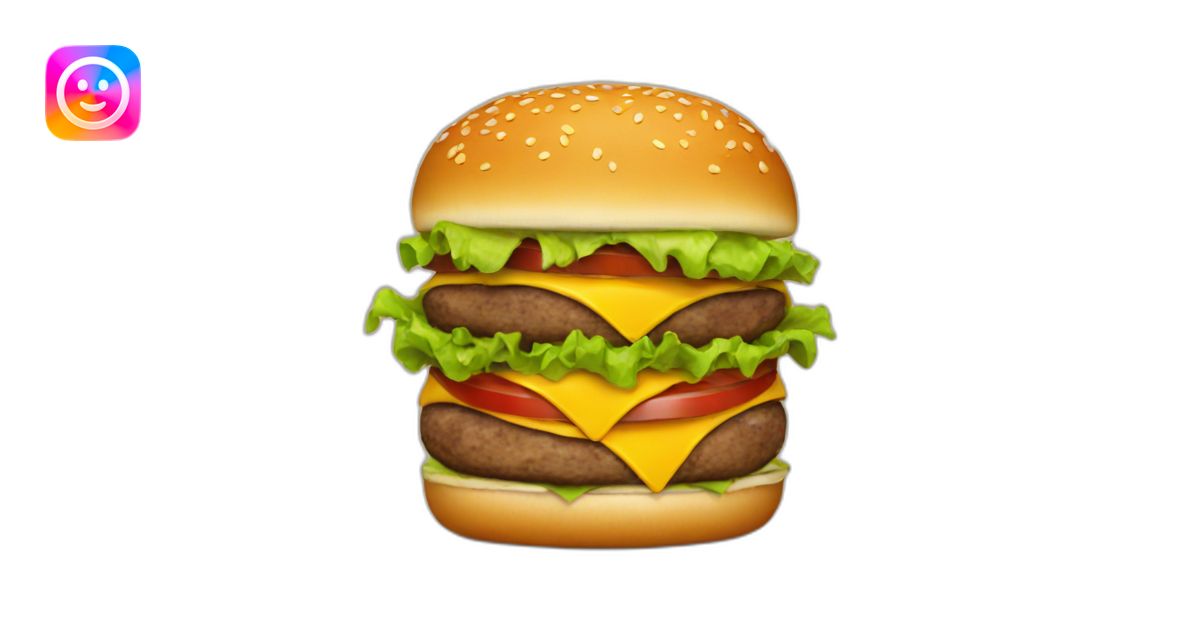 burger emoji | AI Emoji Generator