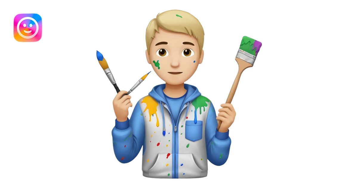 painter emoji | AI Emoji Generator