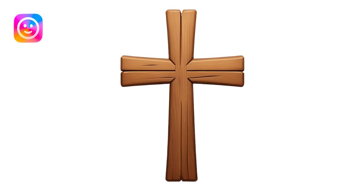 simple cross, Christian symbol emoji | AI Emoji Generator