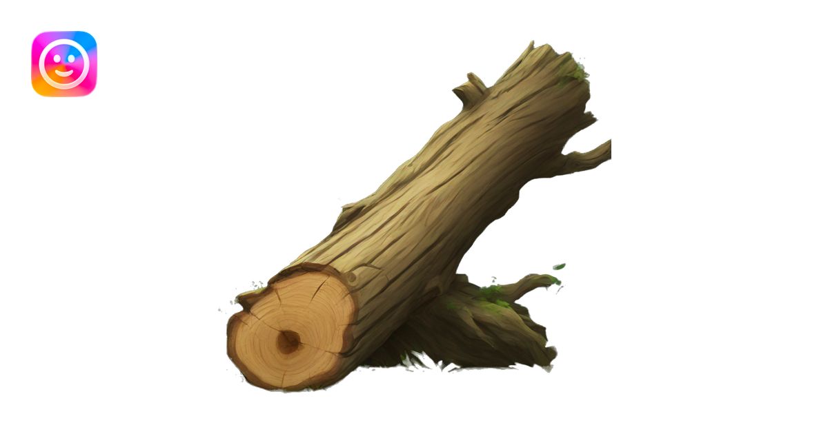 fallen tree trunk emoji | AI Emoji Generator