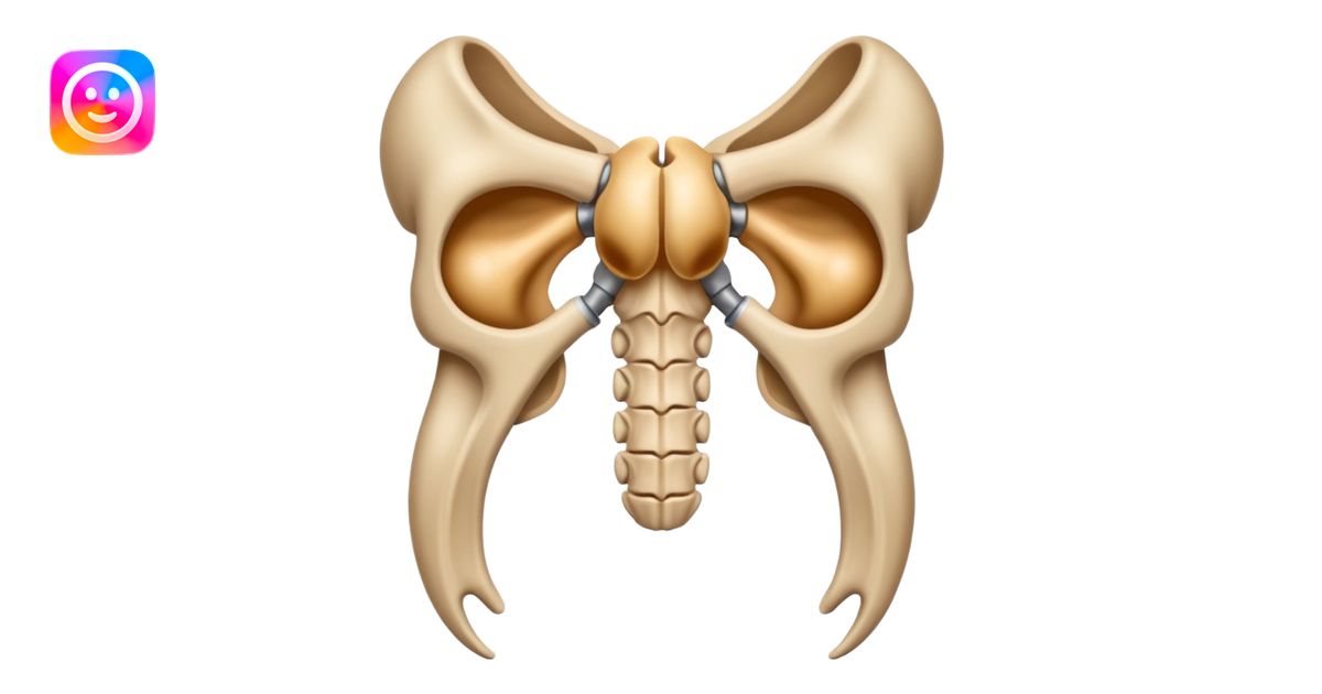 Ayudame a crear un emoji de pelvis emoji | AI Emoji Generator
