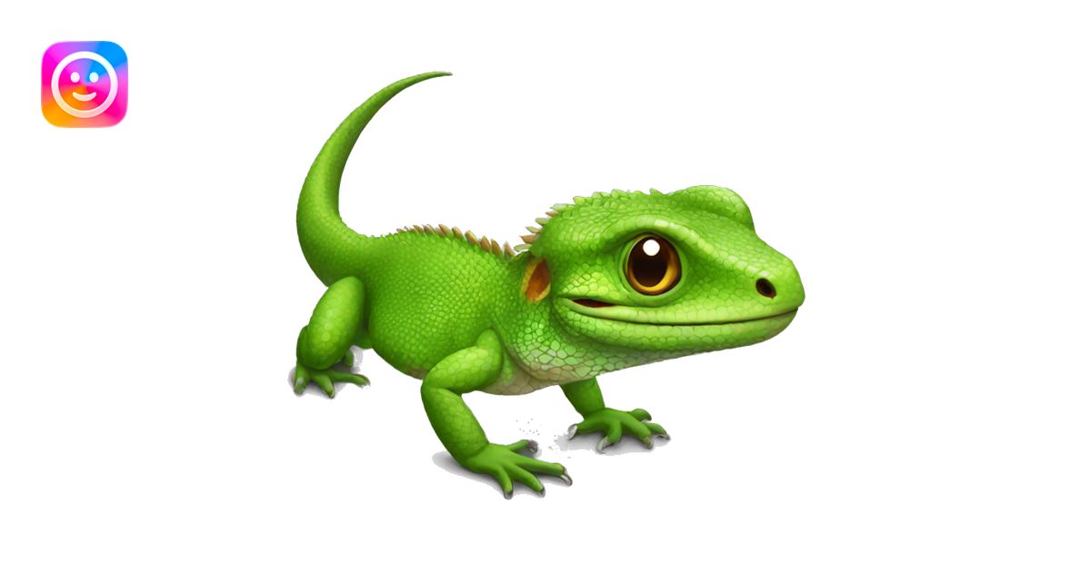 Lizard emoji | AI Emoji Generator