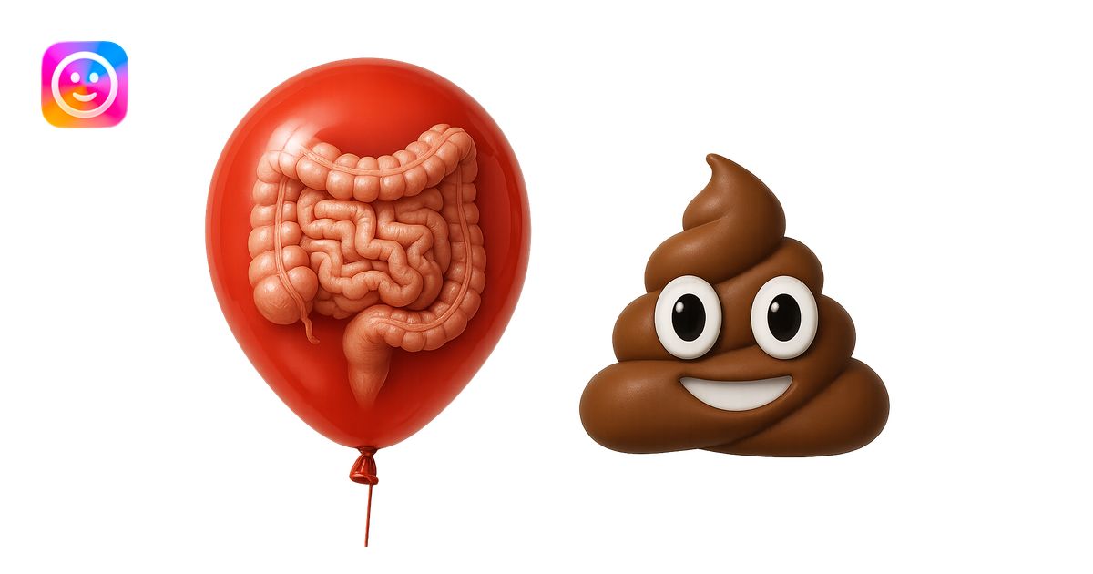 intestino umano anatomico chiuso in un palloncino rosso che simboleggia ...