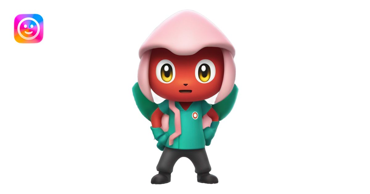 Squid game themed Pokemon, in a big room fighting emoji | AI Emoji ...