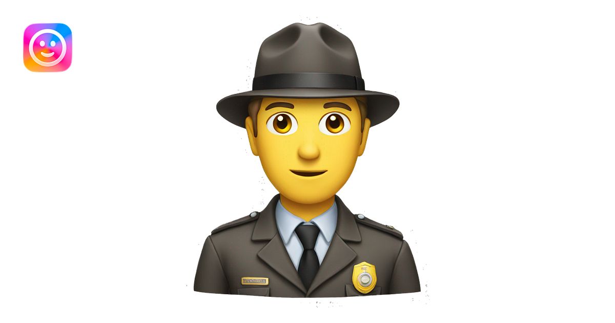 inspector emoji | AI Emoji Generator