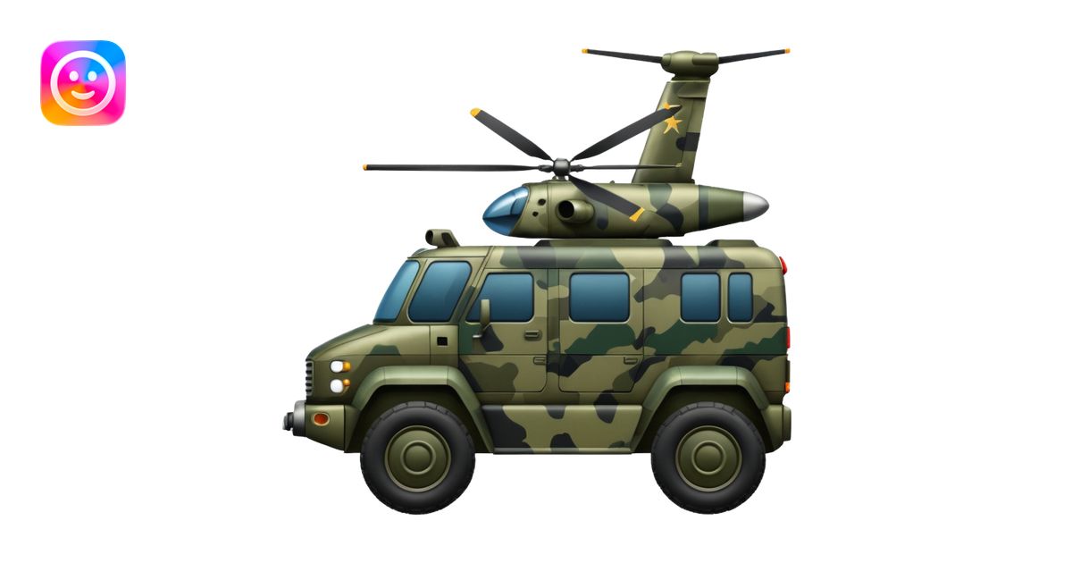 Military Air Force vehicle emoji | AI Emoji Generator