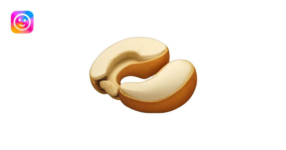 Cashew nut emoji | AI Emoji Generator