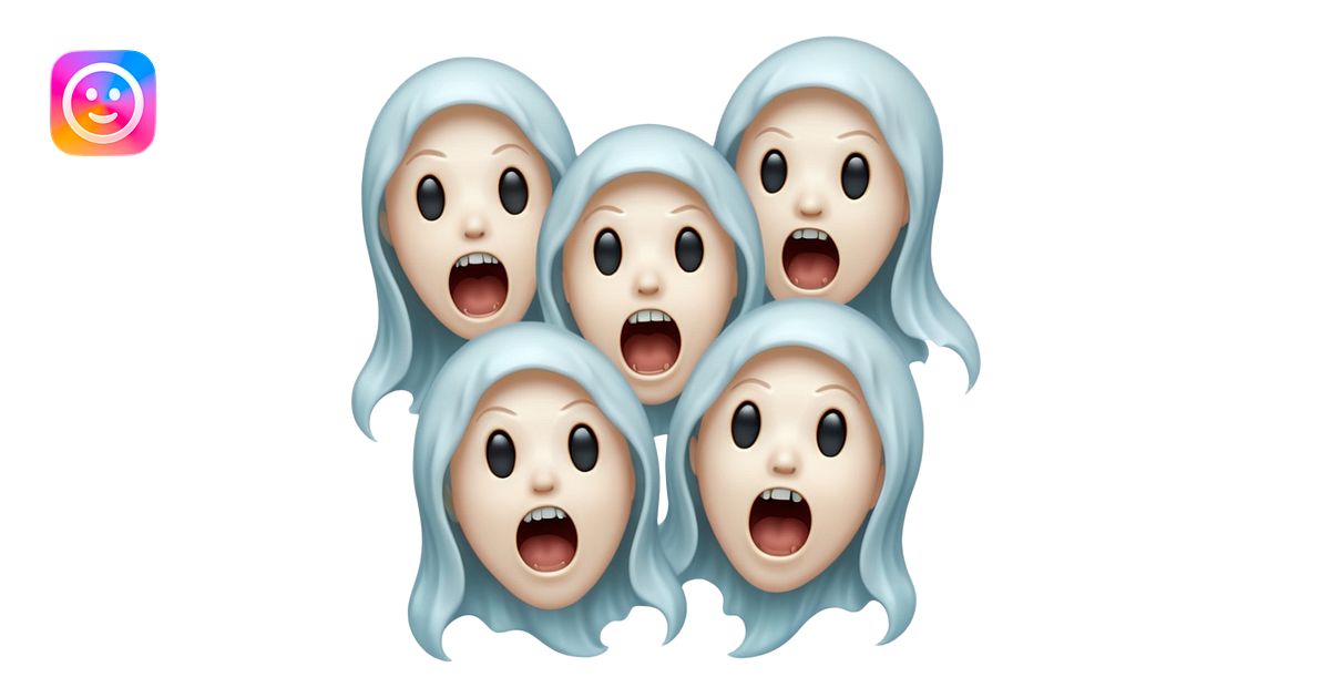 screaming souls of the ancestory emoji | AI Emoji Generator