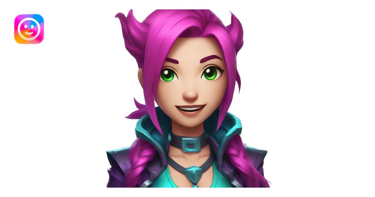 League of legends wild rift jinx emoji | AI Emoji Generator