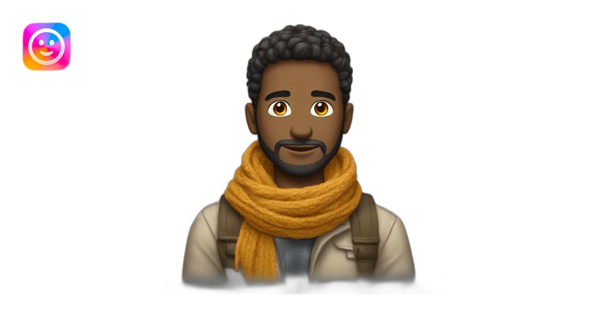 "cool scarf guy meme" emoji | AI Emoji Generator