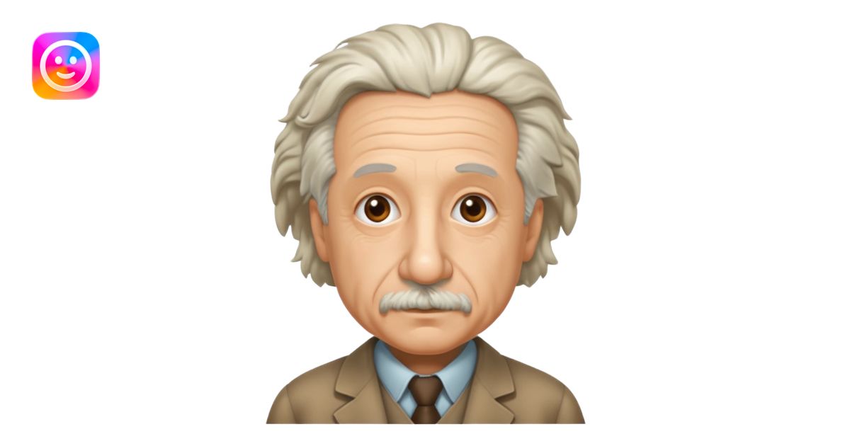 albert einstein emoji | AI Emoji Generator