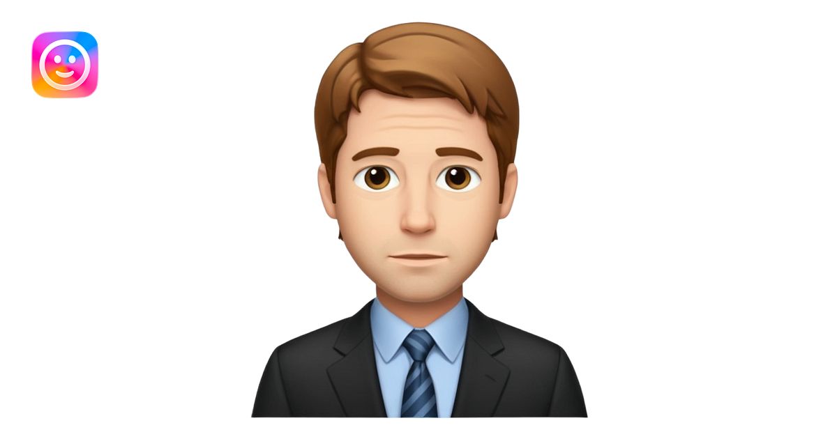 Jim Halpert from the Office emoji | AI Emoji Generator