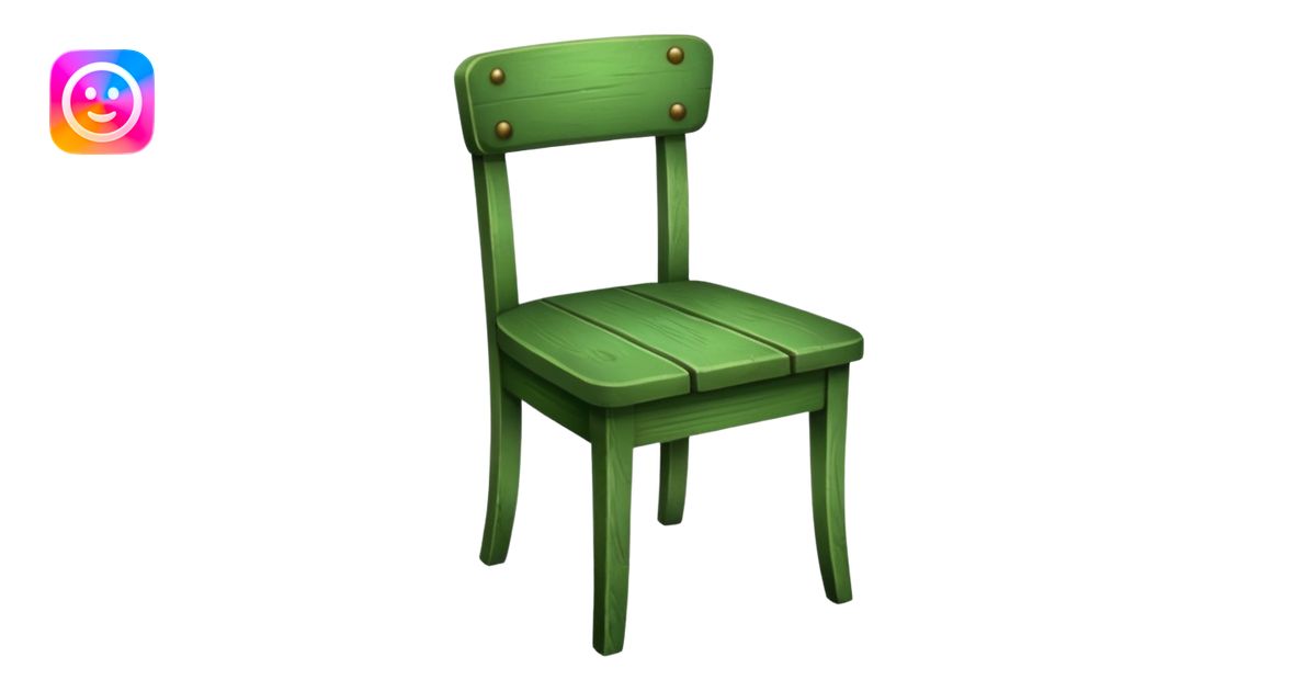 green chair emoji | AI Emoji Generator
