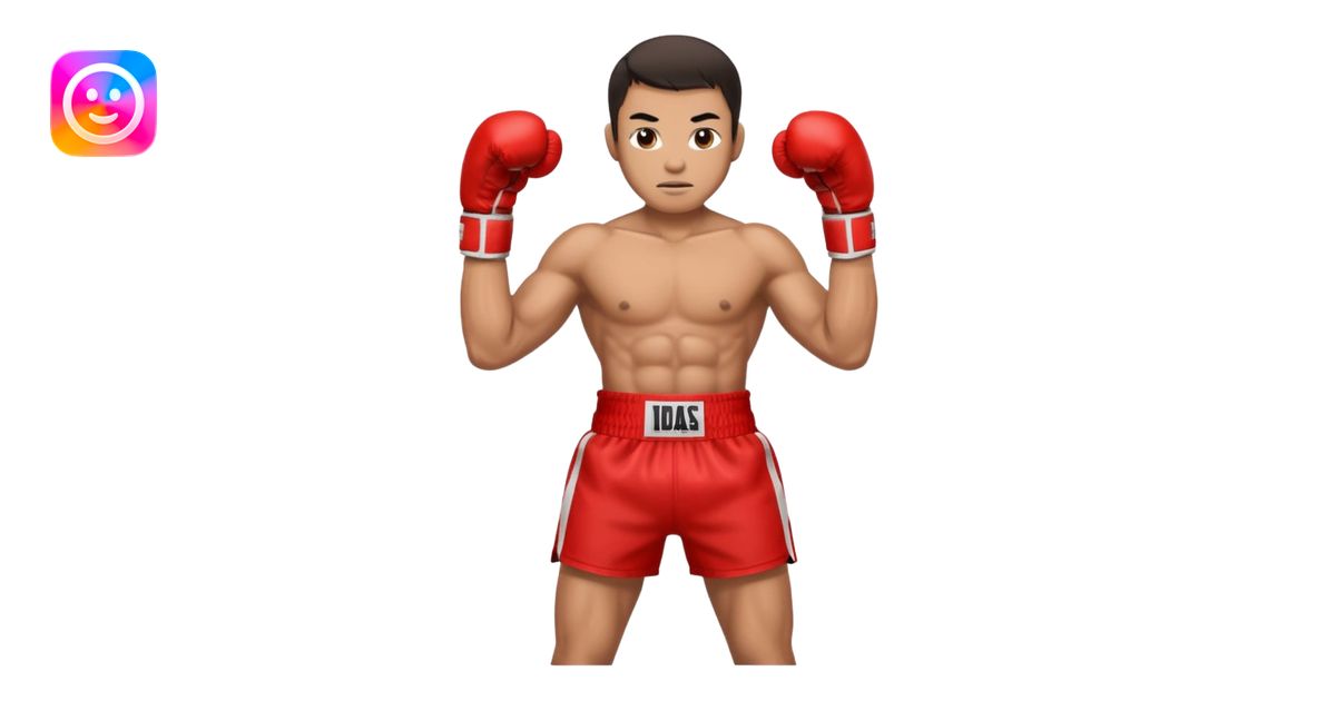 Thai boxer emoji | AI Emoji Generator