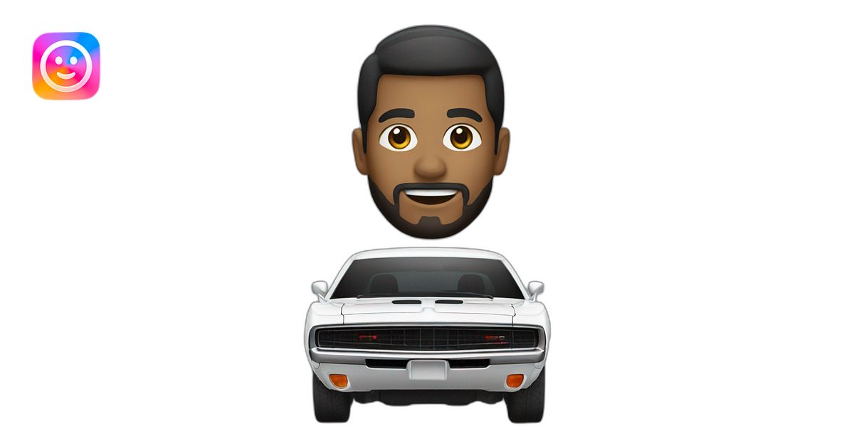 Dodge Charger emoji | AI Emoji Generator