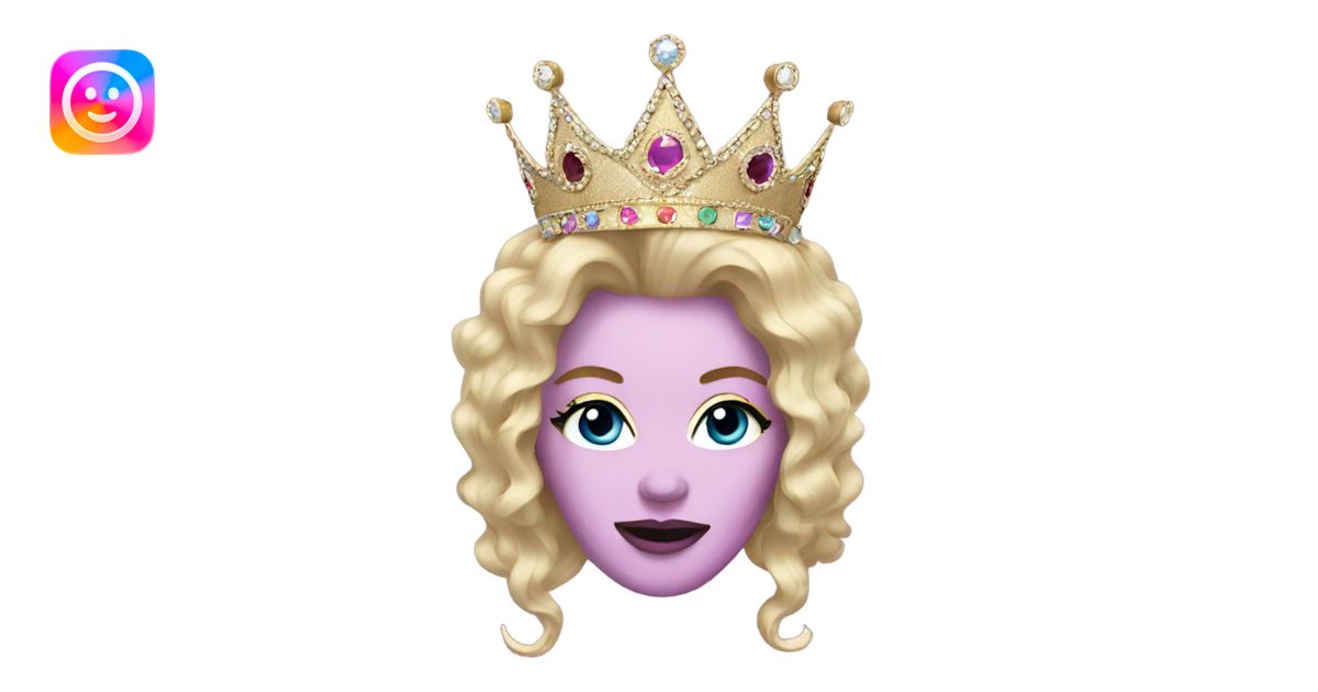 Drag queen crown emoji | AI Emoji Generator