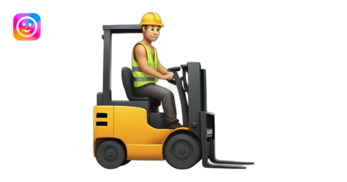 man-forklift emoji | AI Emoji Generator