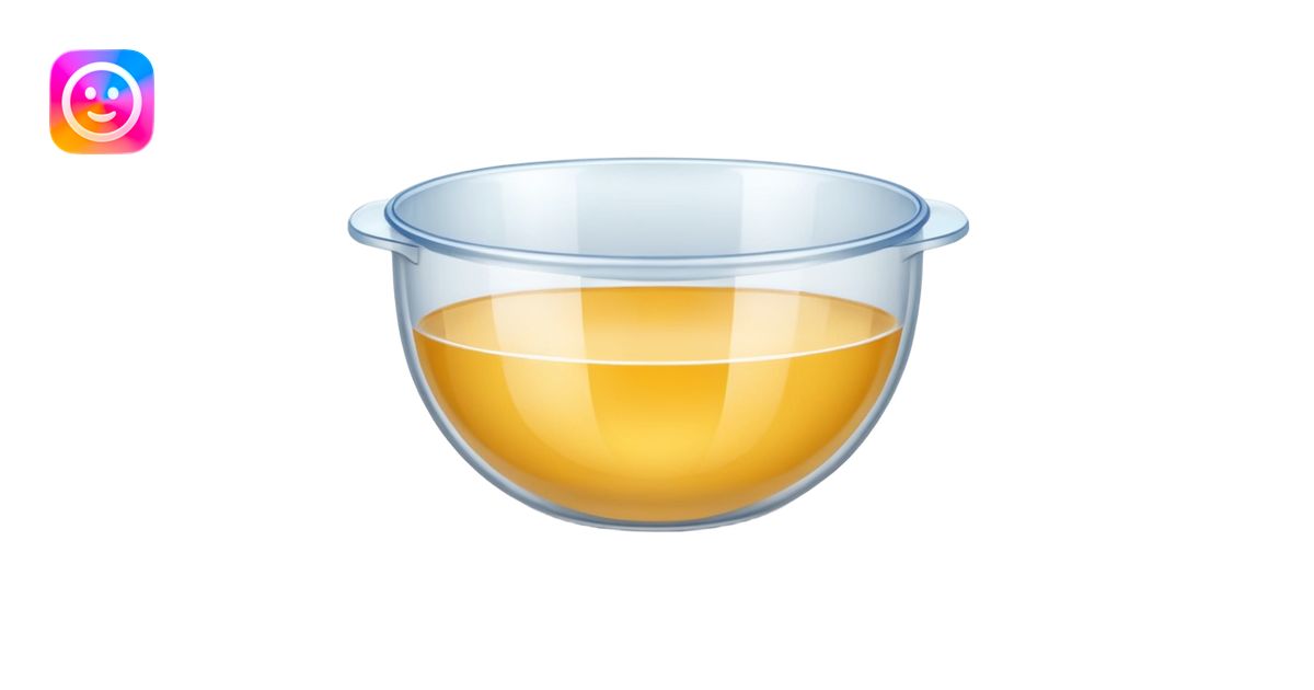 Mixing bowl plastic emoji | AI Emoji Generator