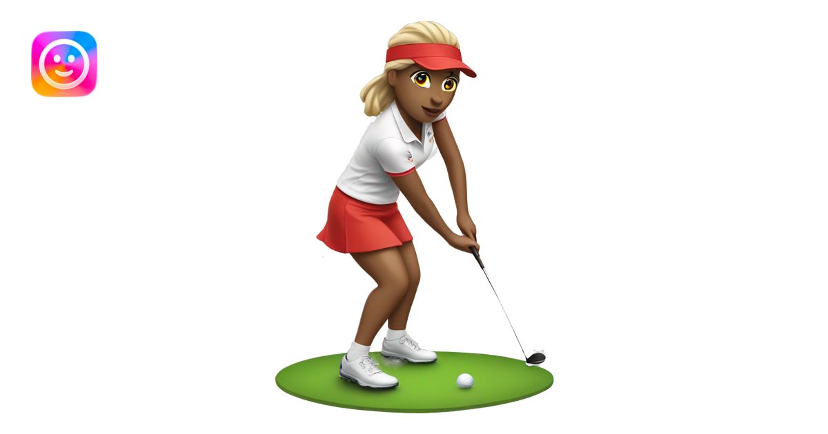 summer olympics golf girl emoji | AI Emoji Generator