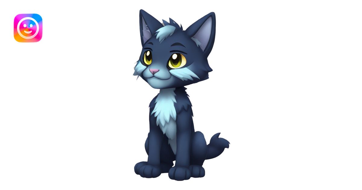 Anthro Dark Colorful Shiny Edgy Cool Shy Grumpy FurSona Feline Fakemon ...