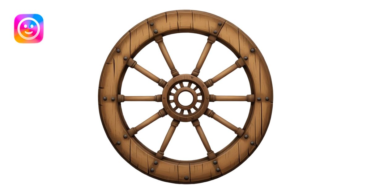 the first wheel invented by humans emoji | AI Emoji Generator