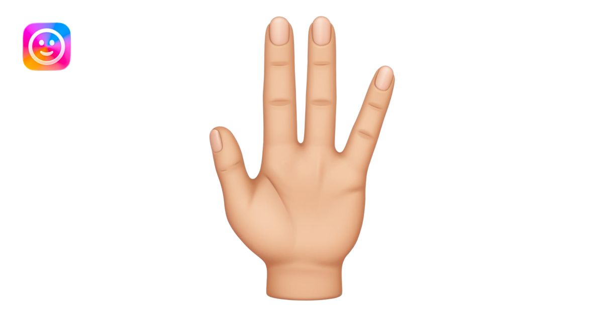 finger emoji | AI Emoji Generator