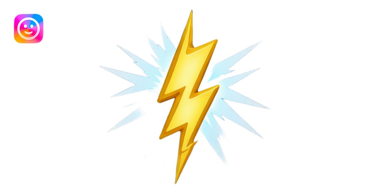 lightning emoji | AI Emoji Generator