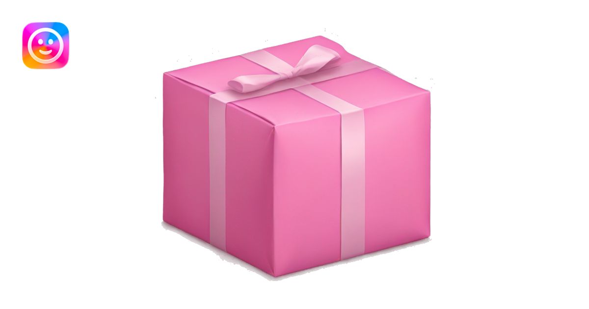 Pink packaging emoji | AI Emoji Generator