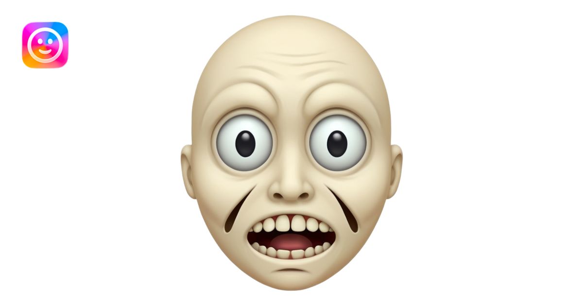 Cursed face emoji | AI Emoji Generator