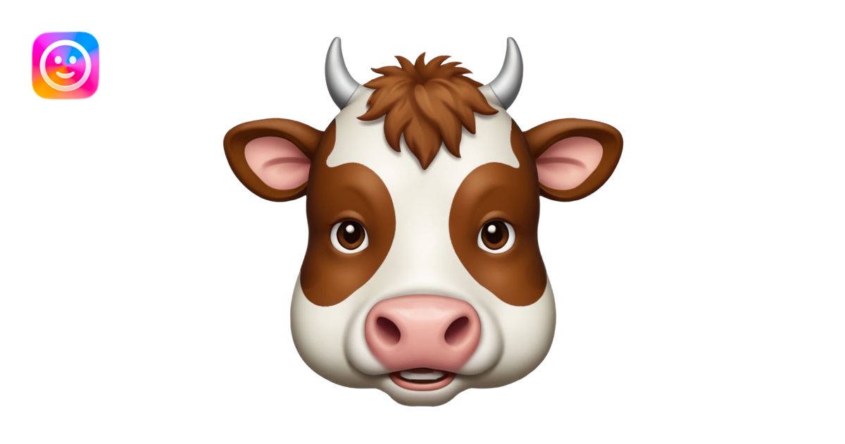 cow face emoji | AI Emoji Generator