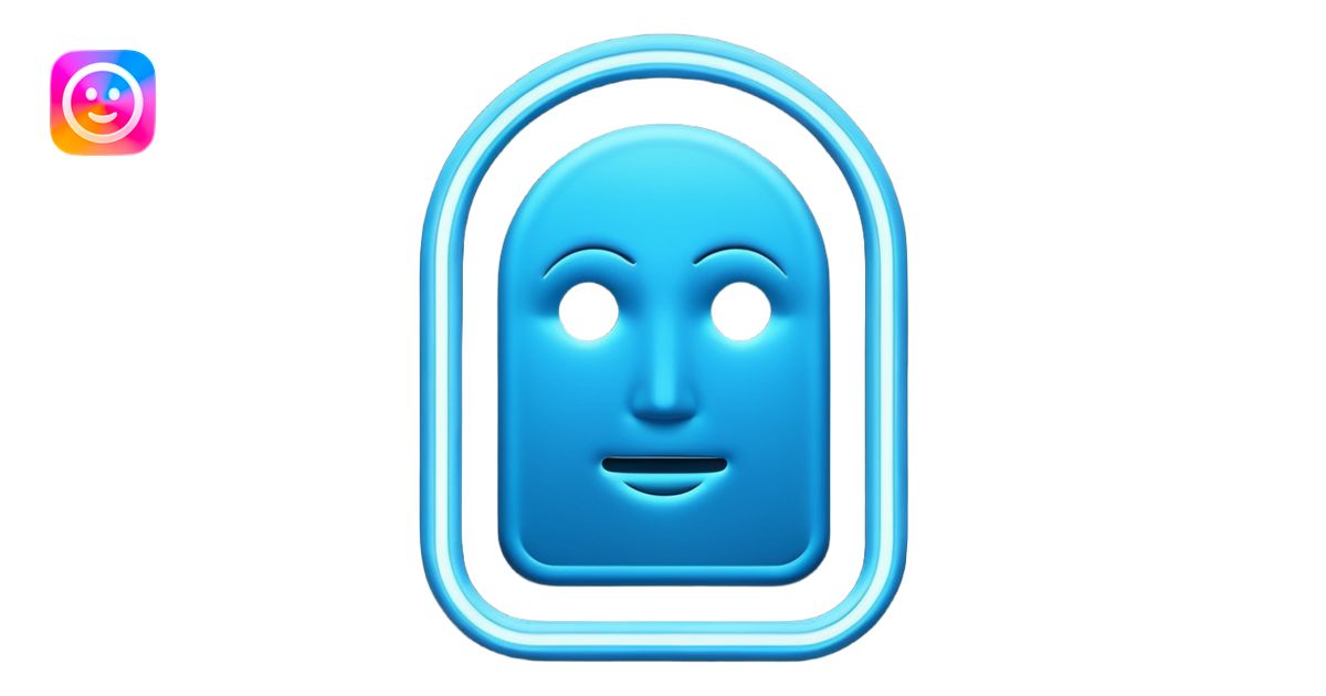 RFID signal sensor iphone style emoji no face... emoji | AI Emoji Generator