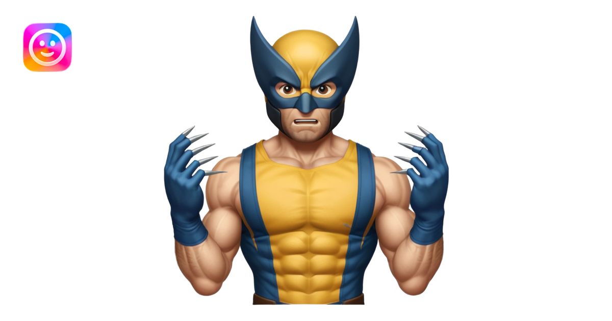 Wolverine emoji | AI Emoji Generator