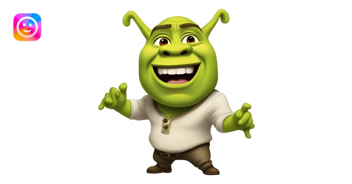Shrek twerking emoji | AI Emoji Generator