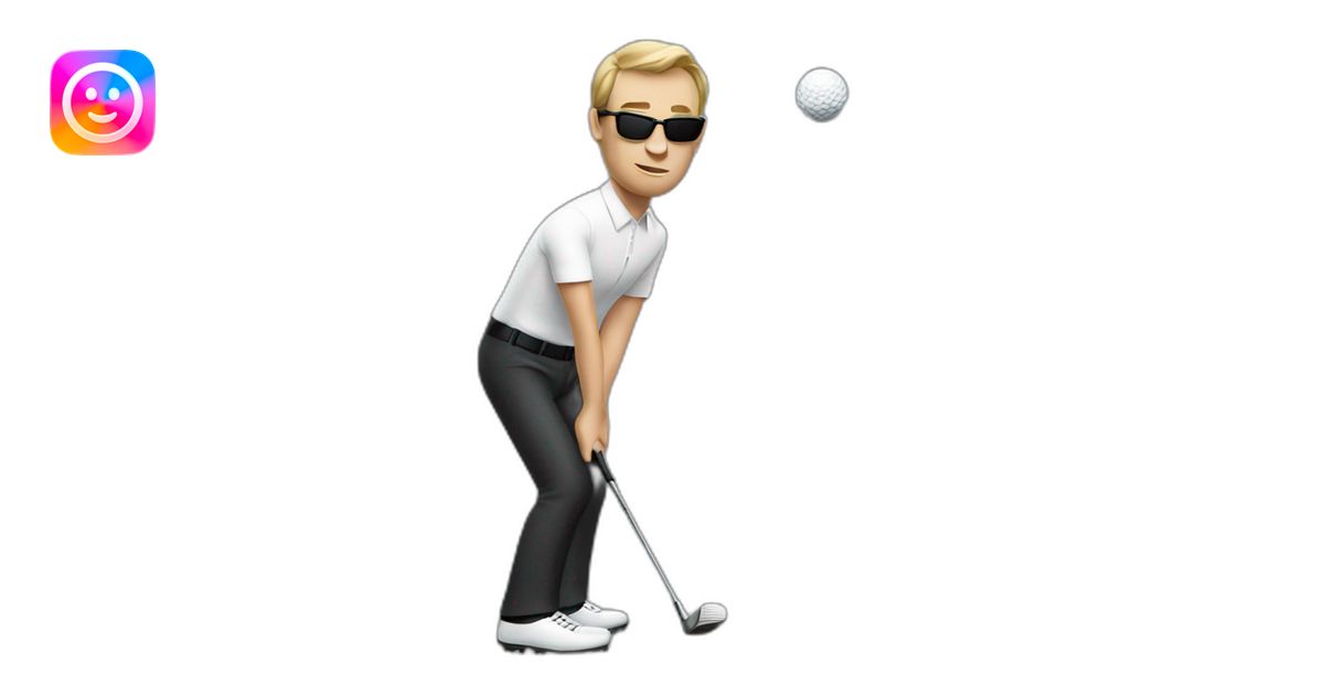 James bond playing golf emoji | AI Emoji Generator