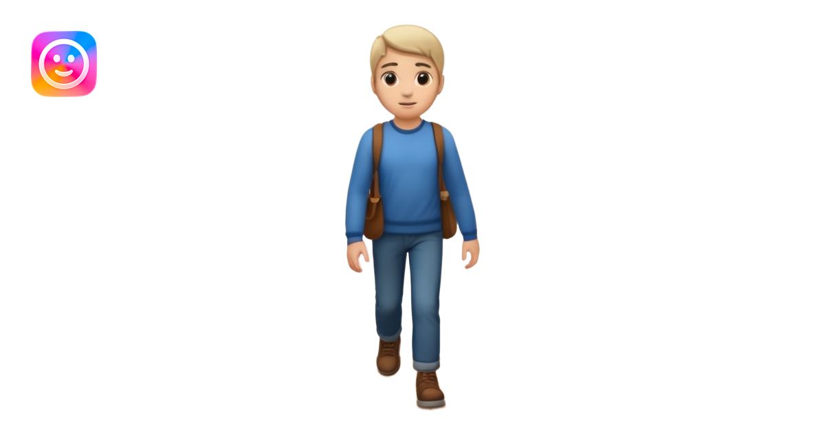 persona yéndose por la puerta emoji | AI Emoji Generator