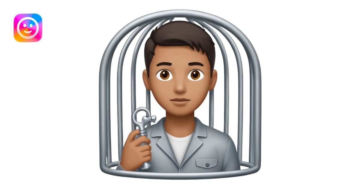 Cock caged emoji | AI Emoji Generator