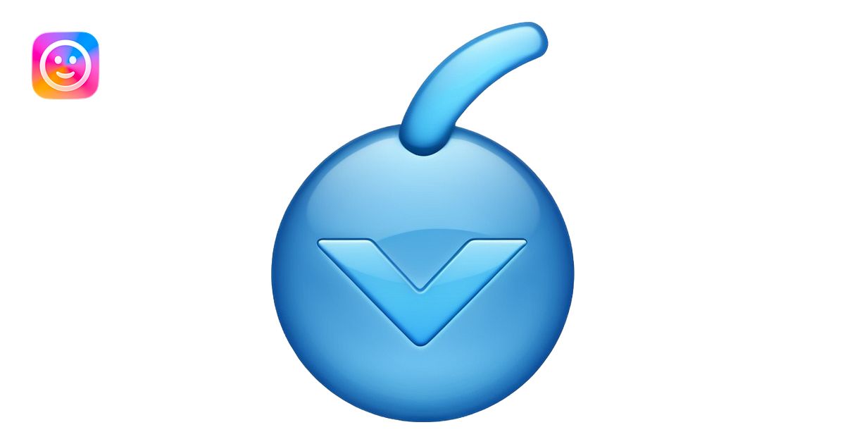 Blue tick emoji | AI Emoji Generator