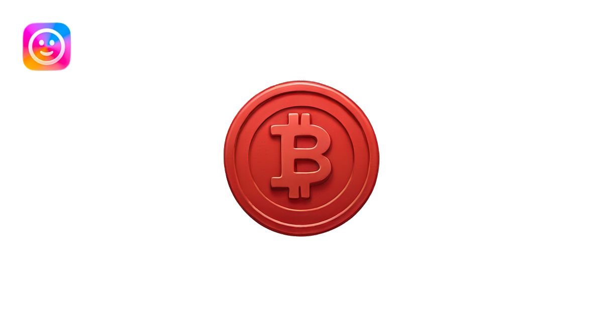 red coin emoji | AI Emoji Generator