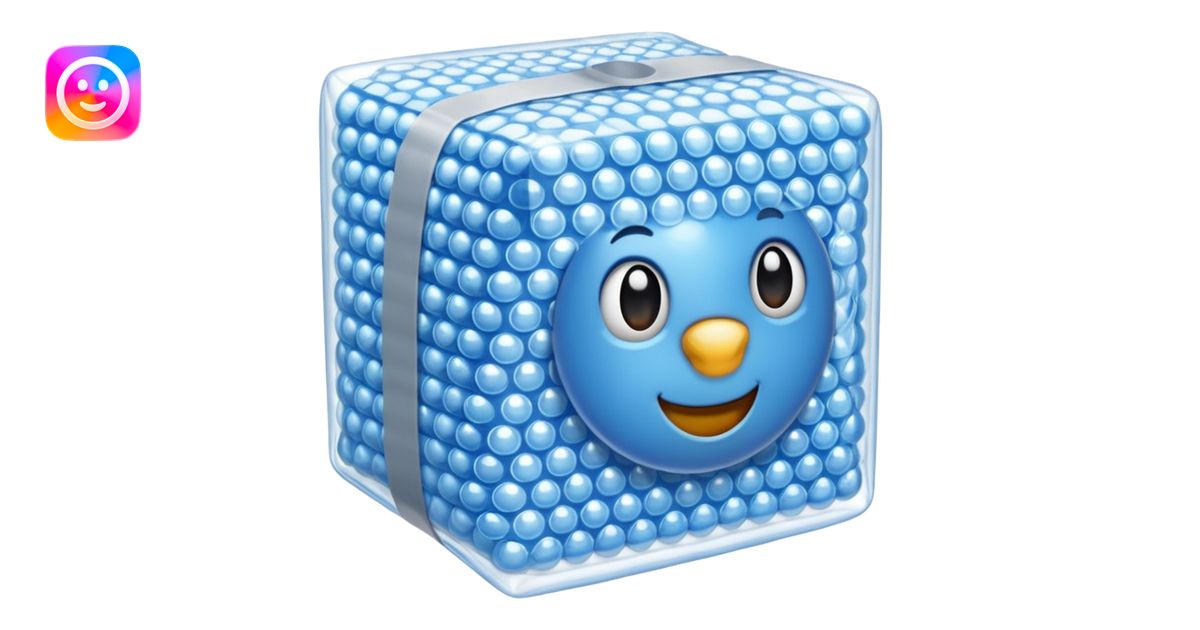 Packaging, Bubble wrap emoji | AI Emoji Generator