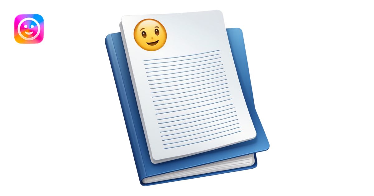 realistic documents with title page white color no emoticons emoji | AI ...