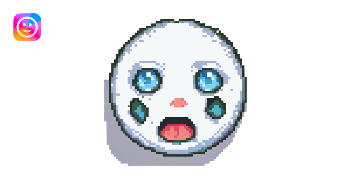 shocked face, simple, expressive illustration | AI Emoji Generator