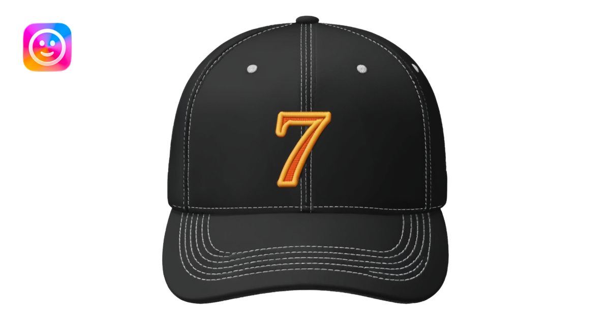 A black cap with the numbers 701 emoji | AI Emoji Generator