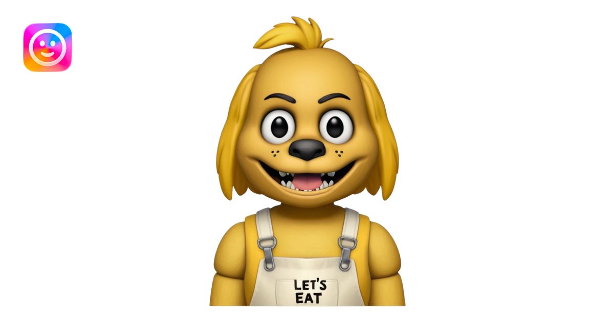 Chica from Five Nights At Freddy's Movie emoji | AI Emoji Generator