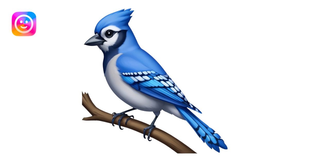 A bluejay emoji | AI Emoji Generator