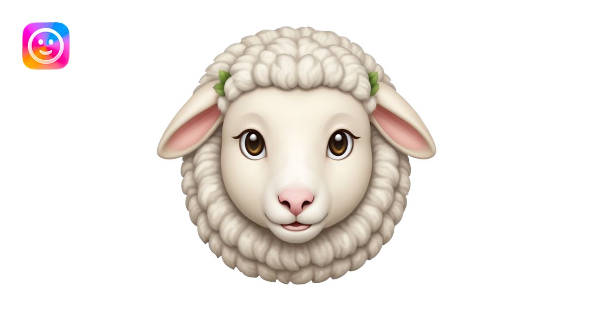 female sheep emoji | AI Emoji Generator