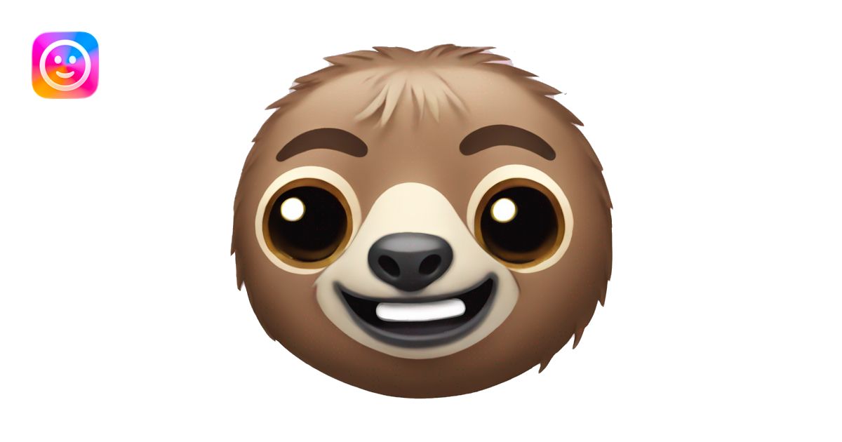 sloth emoji | AI Emoji Generator