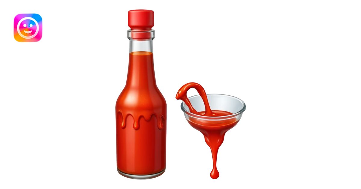 hot sauce bottle dripping emoji | AI Emoji Generator