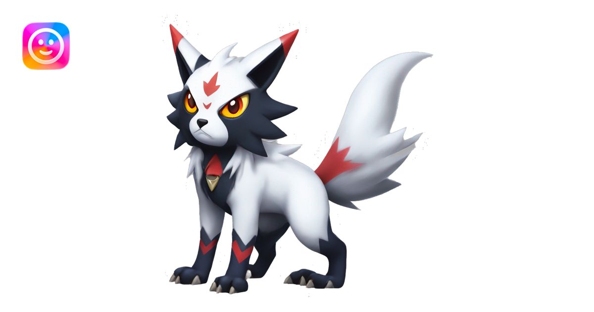 Edgy Cool Kawaii Litten-Absol-Zorua-Zangoose-Pokémon Full Body emoji ...
