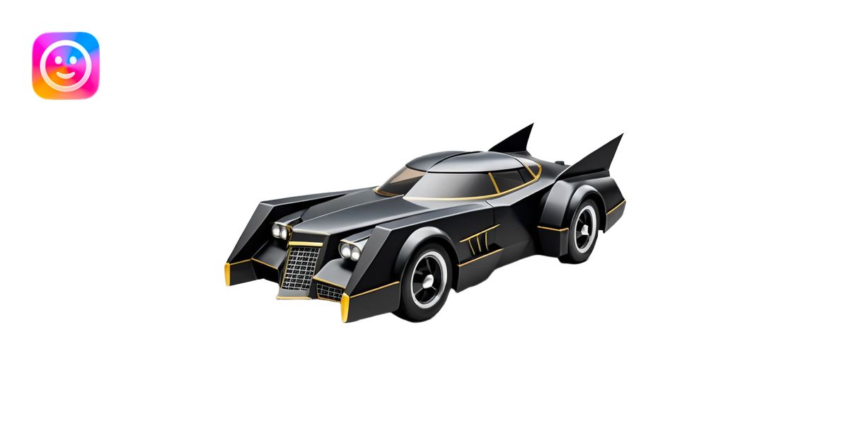 the animated series aerodynamic dark futuristic concept Batmobile ...